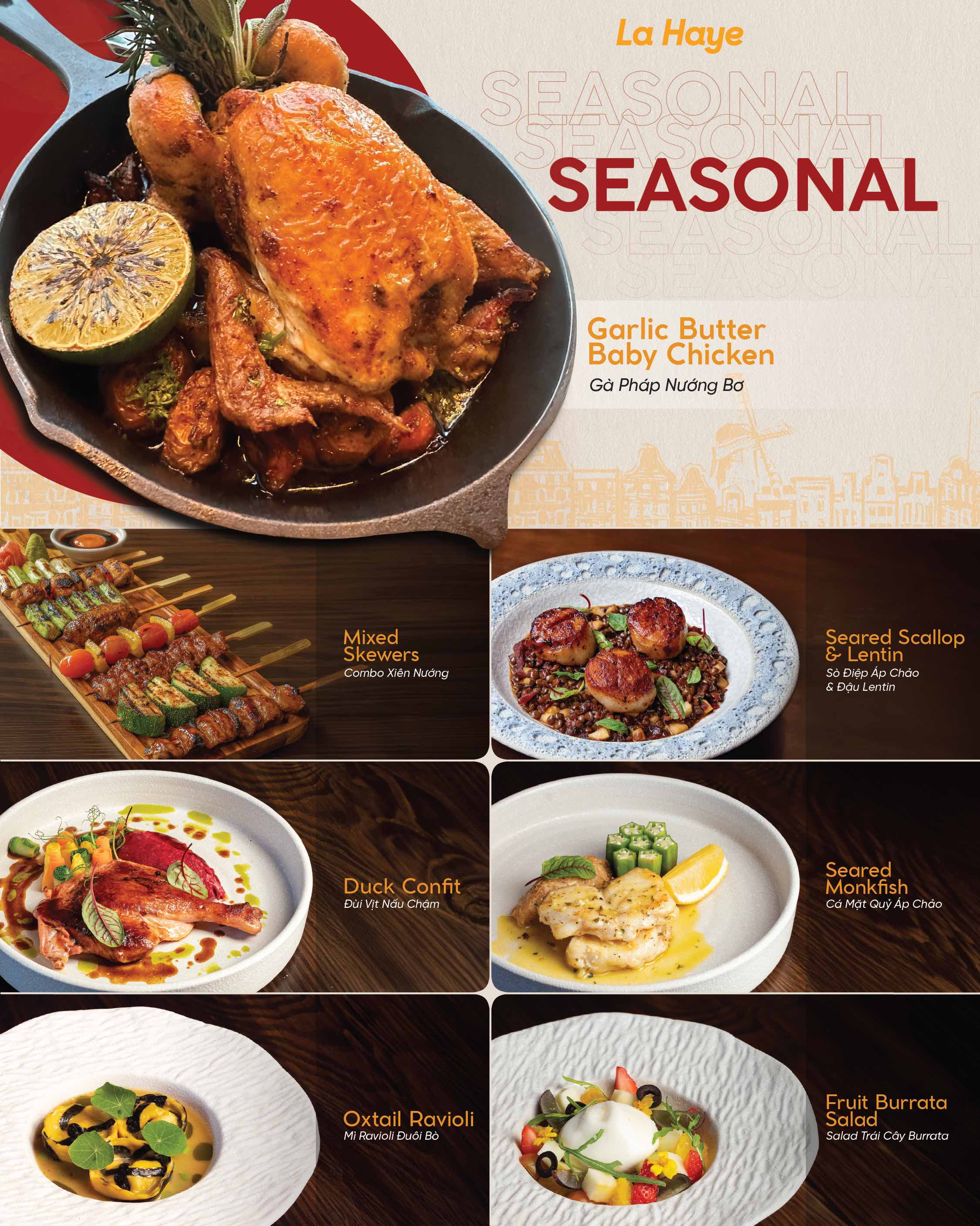 SEASONAL MENU