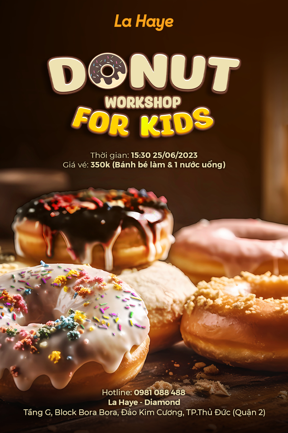 DONUT WORKSHOP FOR KIDS | LA HAYE - DIAMOND